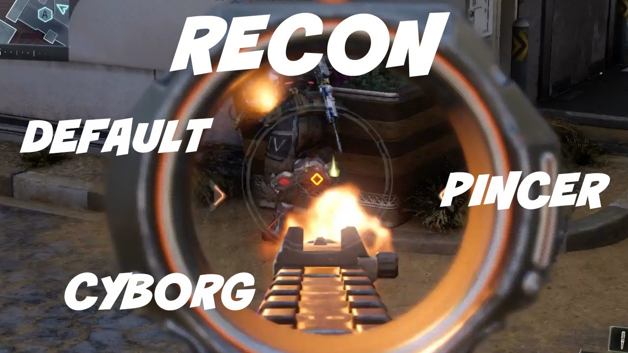 Default, Pincer, Cyborg First Look Reticles [Multiplayer Recon] (CoD ...