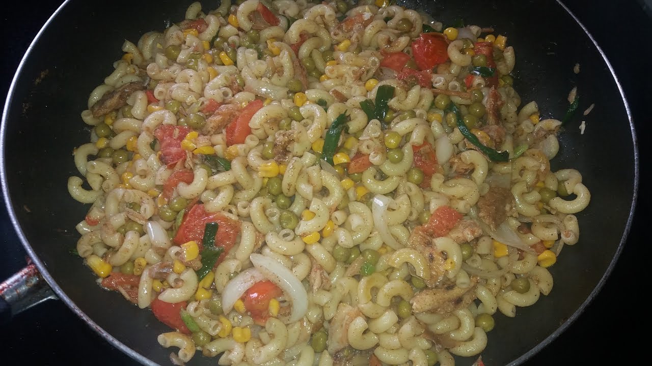 Macaroni And Saltfish - Mid Week Dinner Idea - YouTube