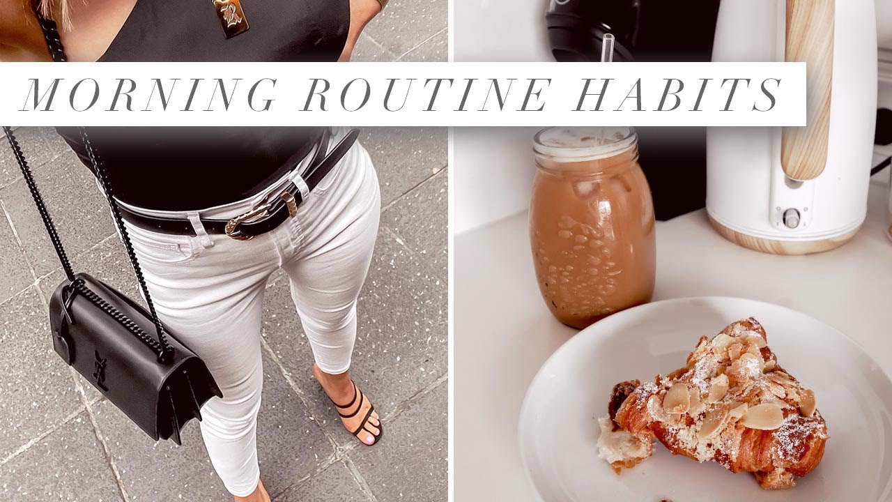 Morning routine habits, Iced coffee recipe, GRWM & girls night out ...