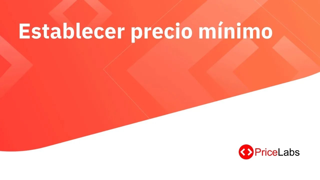 Establecer el Precio mínimo | PriceLabs ES - YouTube