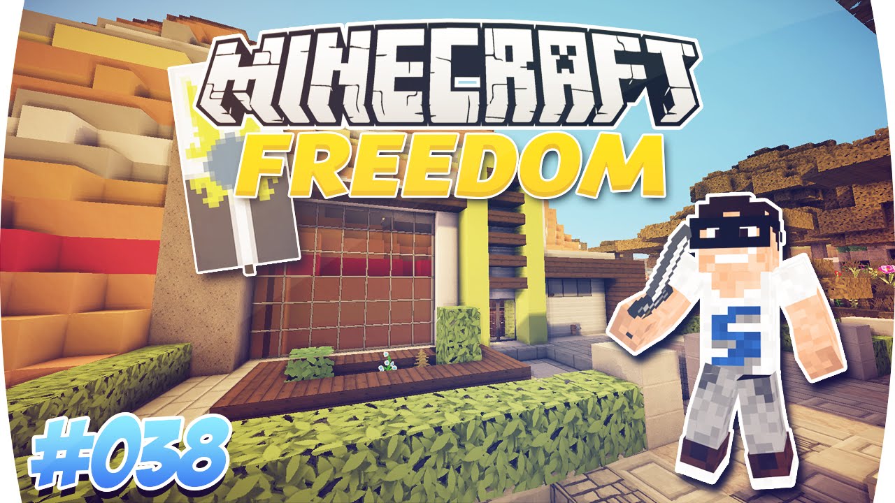 Minecraft: Freedom #038 [Deutsch] [HD] - Small Modern House - YouTube