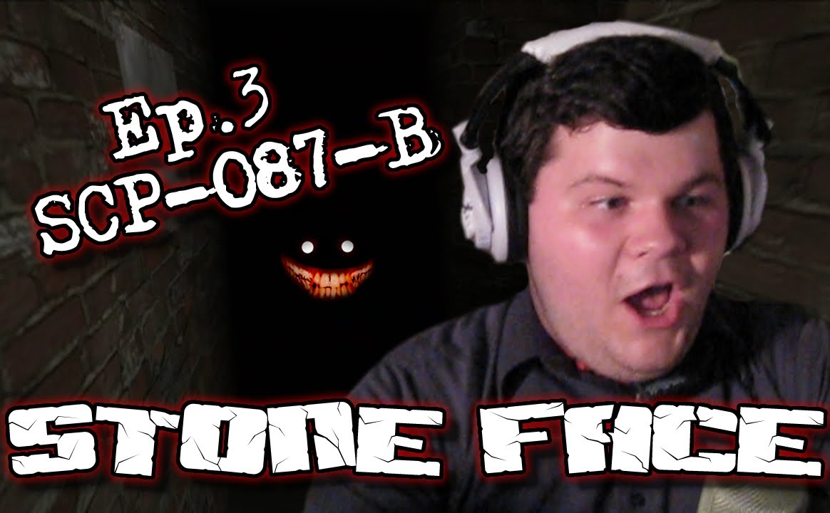 STONE FACE Ep.3: SCP-087-B!! [FACECAM] - YouTube