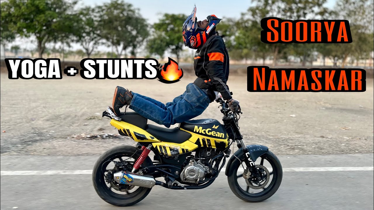 Yoga On Moving Motorcycle & Stunning Stunts Moto Vlog 😍🔥💯 Ft- Rohit ...