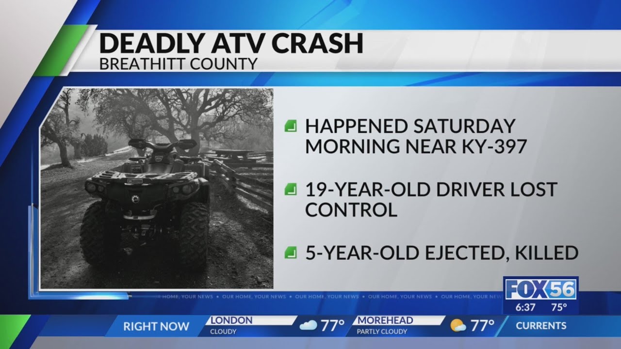 5-year-old killed, northern Kentucky woman hurt in ATV crash - YouTube