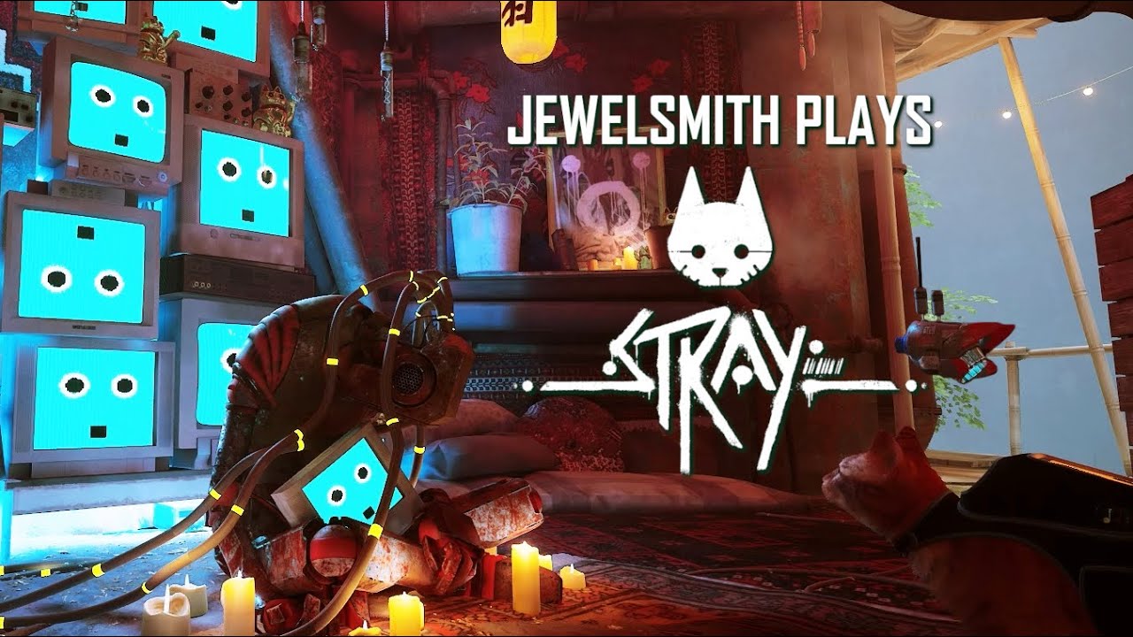 STRAY ep 5 Sewers & Antvillage with a SKYRIM reference!? Plant Badge PC - YouTube