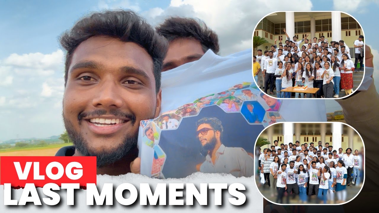 FINAL CHAPTER: Last day of Btech student 🎓 || VLOG - YouTube