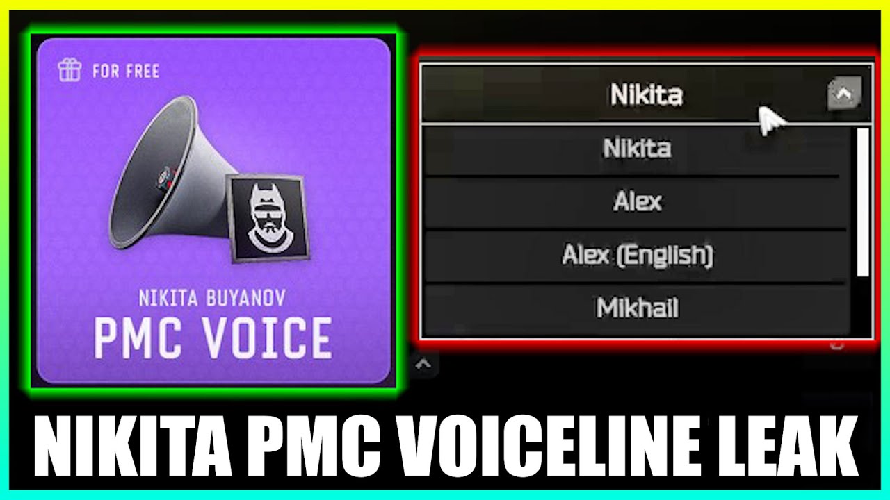 Nikita Voiceline Leaked into The Game Already - YouTube