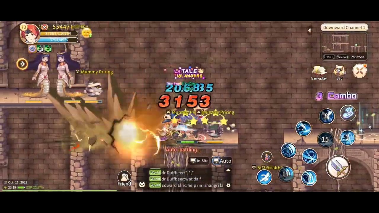 LaTale M: Blader skill build and talent points. - YouTube