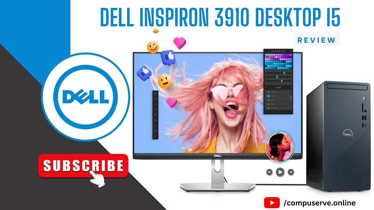 dell inspiron 3910 desktop | intel i5 12th gen | compuserve 2023 - YouTube