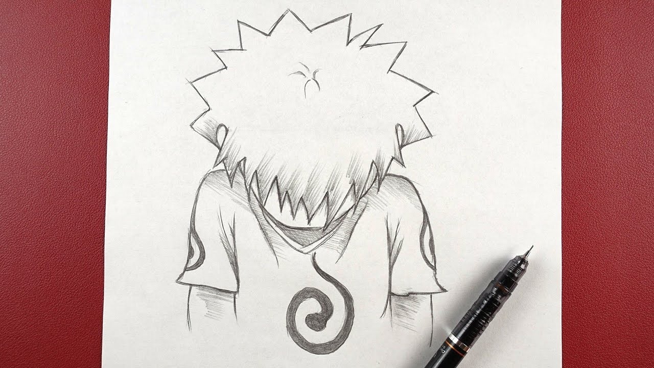 How to draw Naruto sad / Easy anime drawing step by step / Draw easy ...
