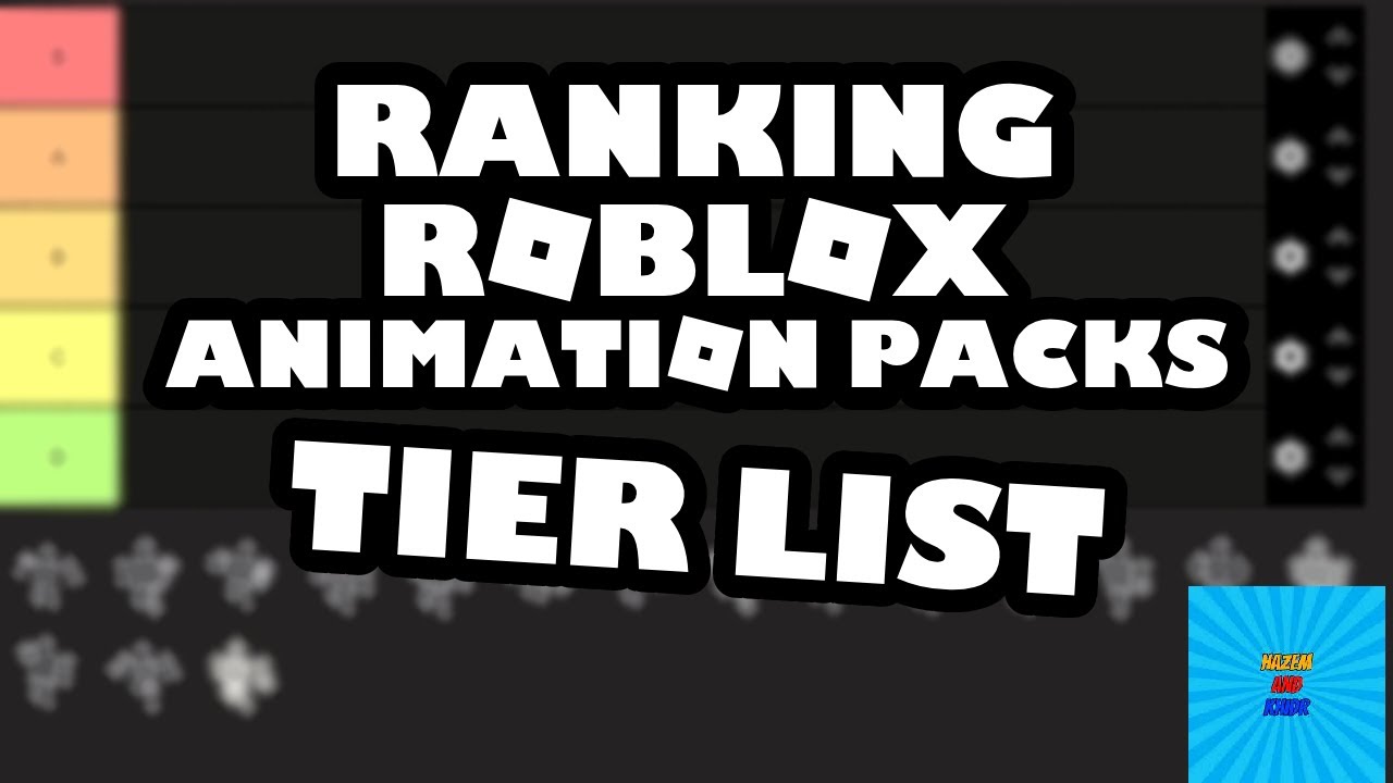 RANKING ROBLOX ANIMATION PACKS TIER LIST - YouTube