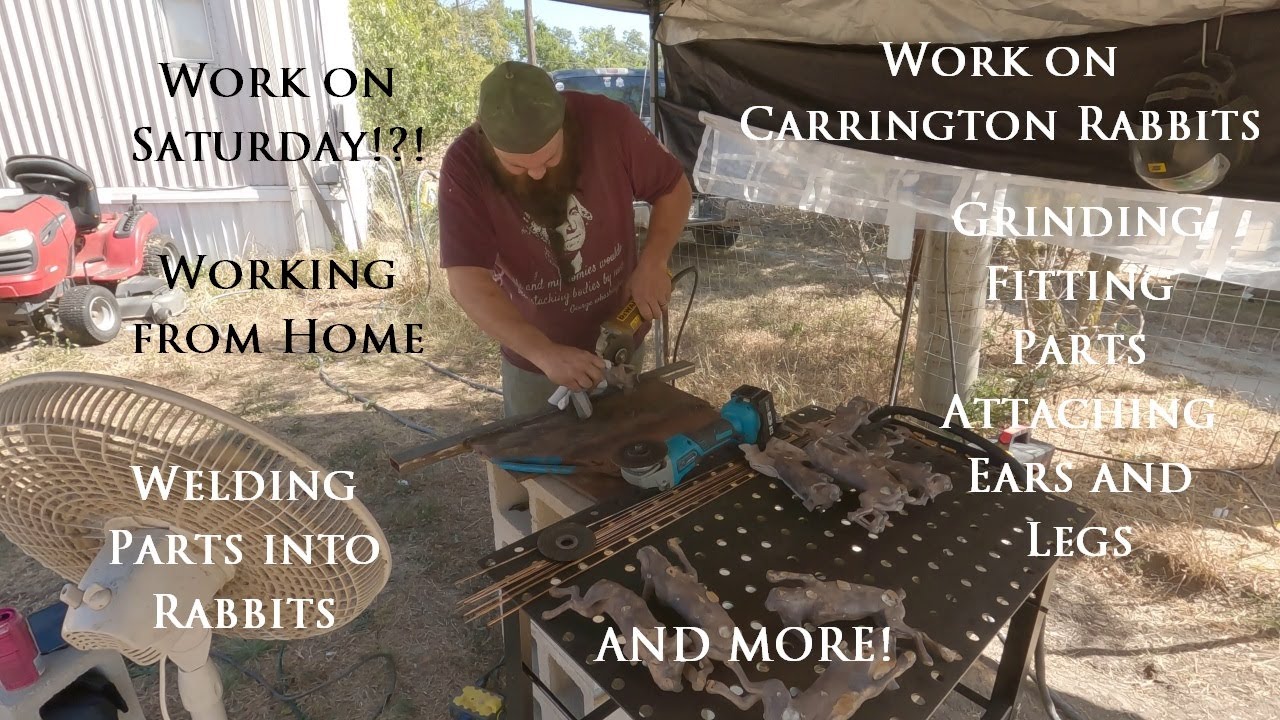 Aug. 5, 2023 - Work on Saturday! Working from home, welding Carrington ...