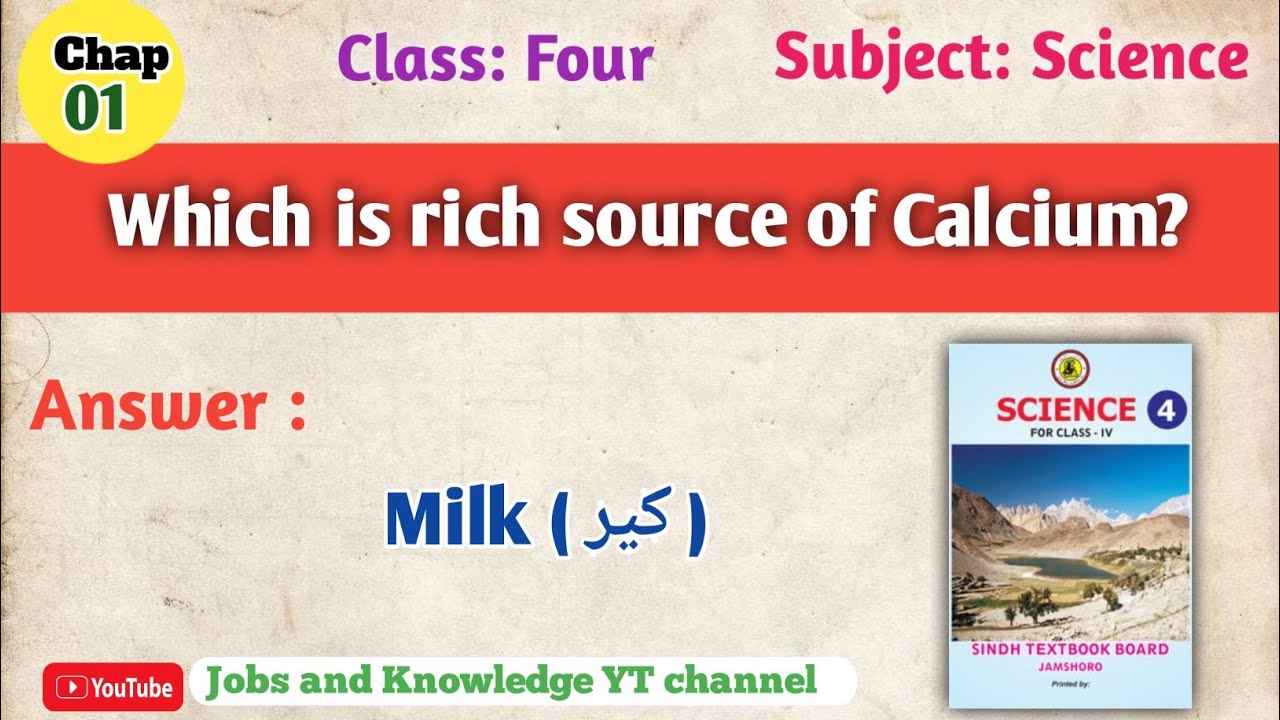 class four science chapter 1 || Class four science chapter 1 Sindh text ...