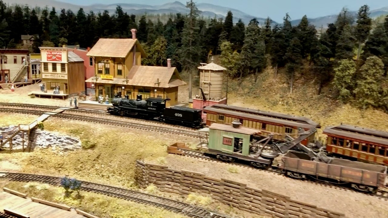 Part 92 - Update and 1895-era train run on Eric Vannice's scenic HO ...