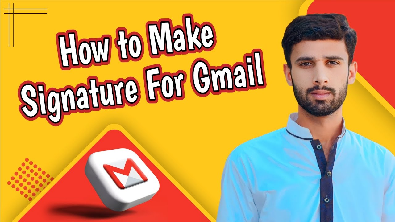 How to make Professional signature for G-Mail - YouTube
