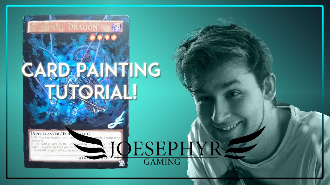 Yu-Gi-Oh! Full-art card alter Tutorial: Shaddoll Dragon - YouTube