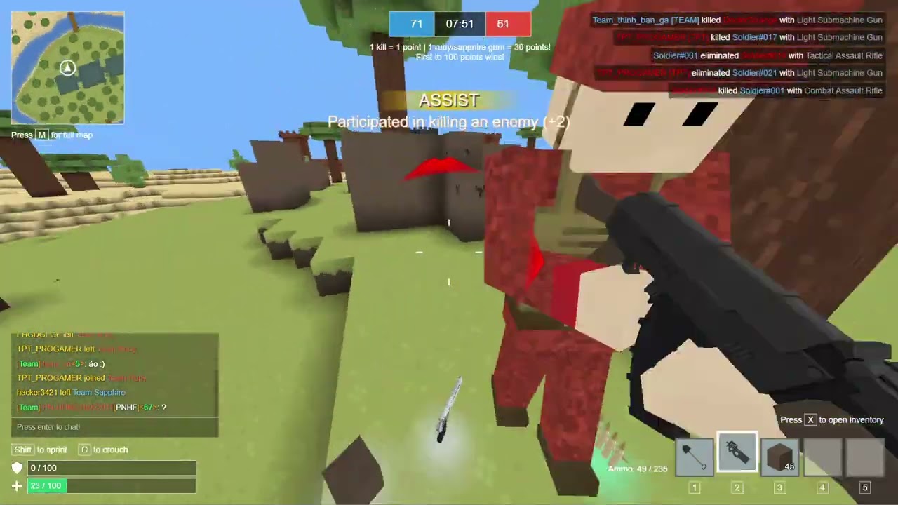 Voxiom io Build, Craft, Shoot tập 47-voxiom-CTG - YouTube