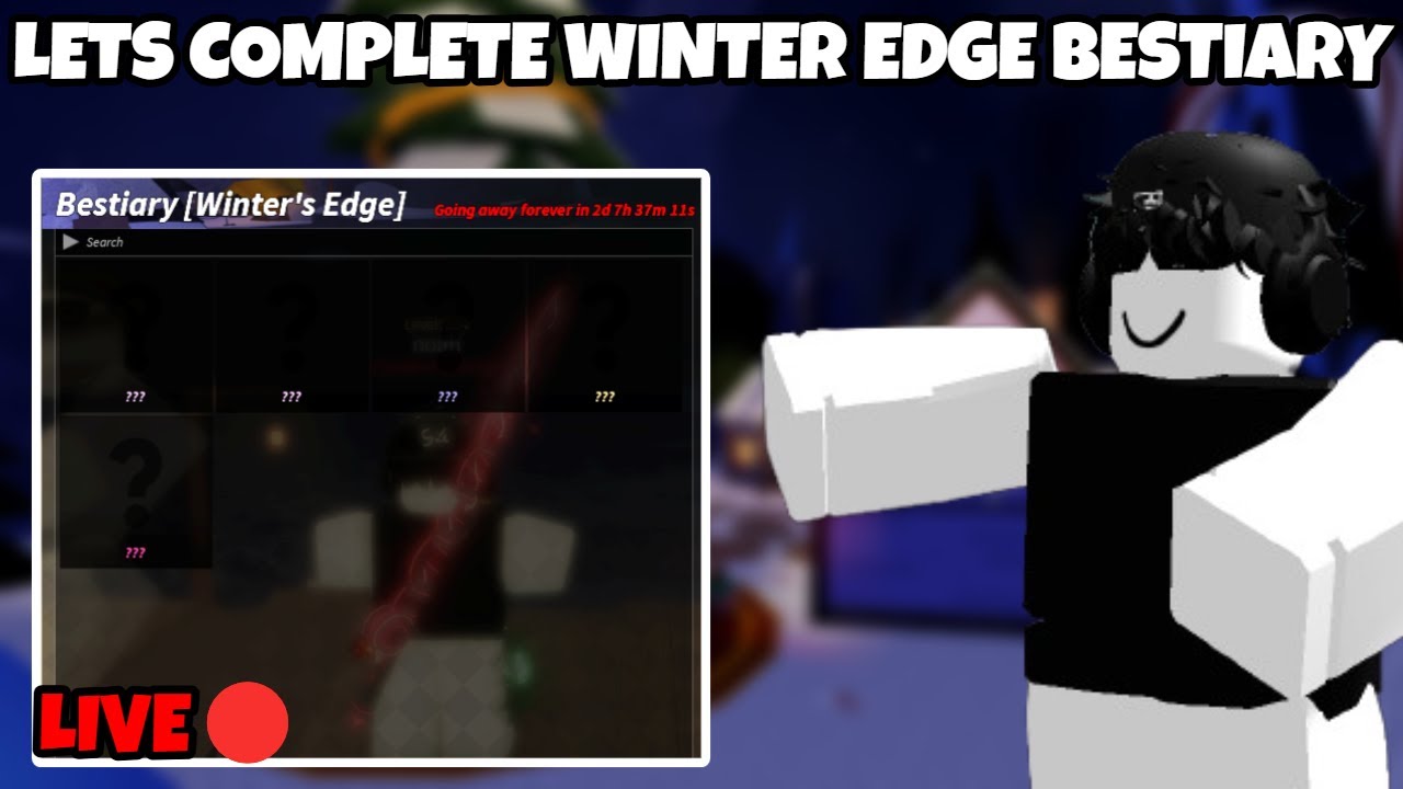HELPING VIEWERS COMPLETE NEW WINTERS EDGE BESTIARY! - YouTube