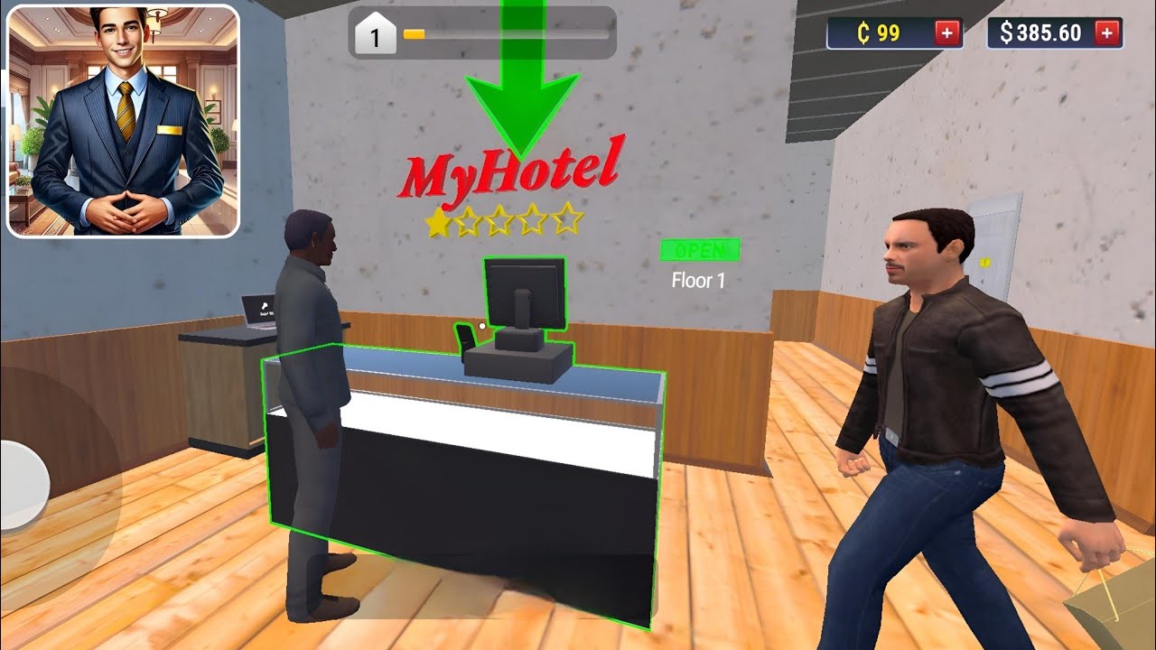 My Hotel Simulator 3D - Ultimate Hotel Management! (Android Gameplay ...
