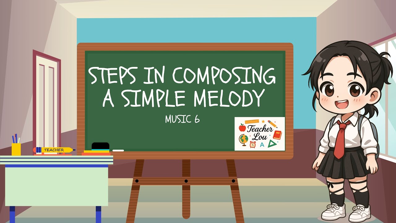 STEPS IN COMPOSING A SIMPLE MELODY - YouTube