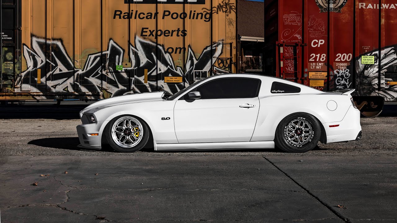 Bagged 5.0 Mustang dressed in the WELD Performance RF Laguna + Beadlock ...