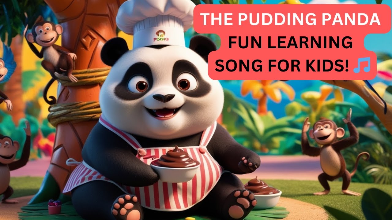 The Pudding Panda Fun Learning Song for Kids! 🎵 - YouTube
