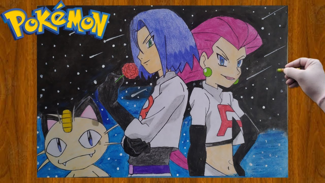 How To Draw Team Rocket ~ POKEMON | Step By Step | Easy Tutorial ...