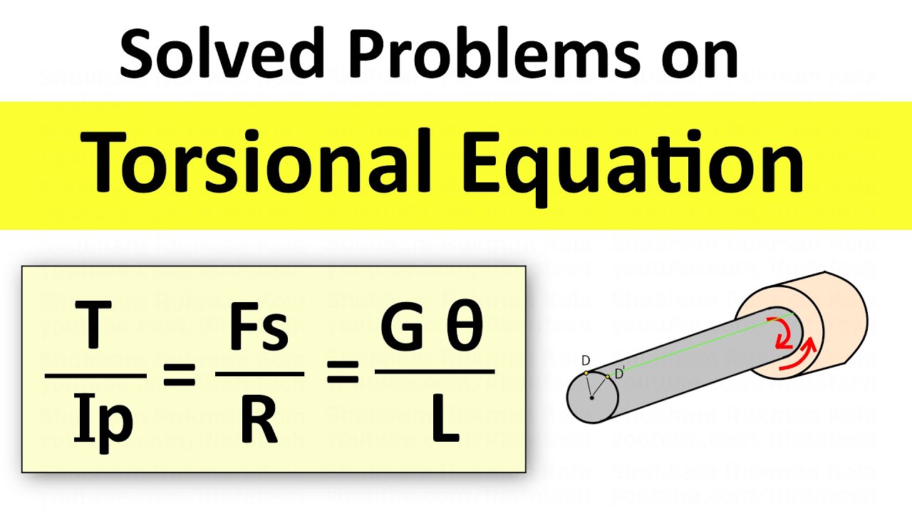Torsion Torque Power Angle Of Twist Polar Moment Of Inertia Torsion Torque Power Angle Of Twist Polar Moment Of Inertia
