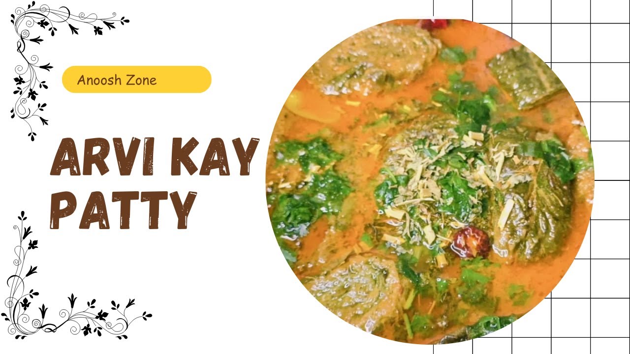 Arvi kay patty recipe || taro leaf recipe || vegetable recipes # ...