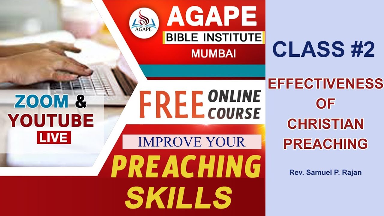 Improve your Preaching Skills - Class #2 of 12 | Rev. Samuel P. Rajan ...