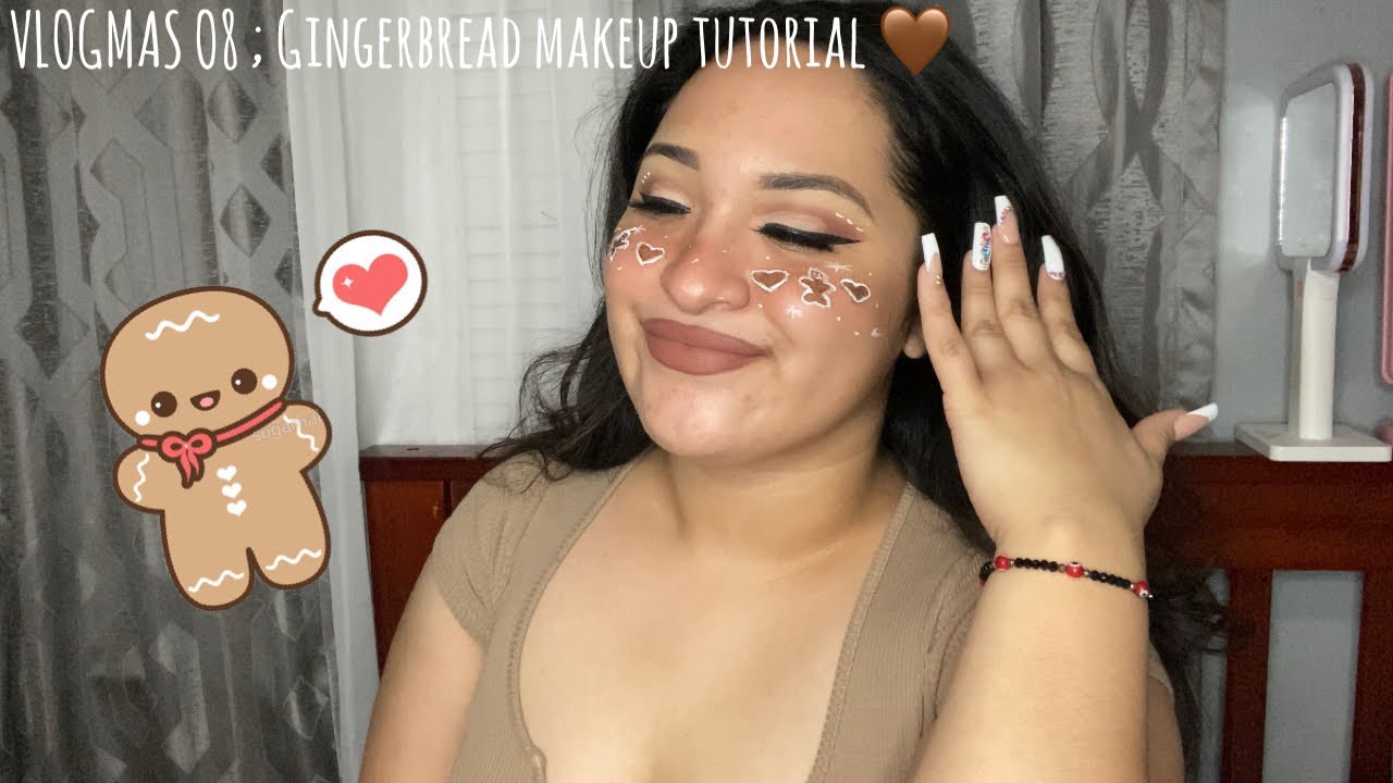 gingerbread makeup tutorial 🤎 - YouTube