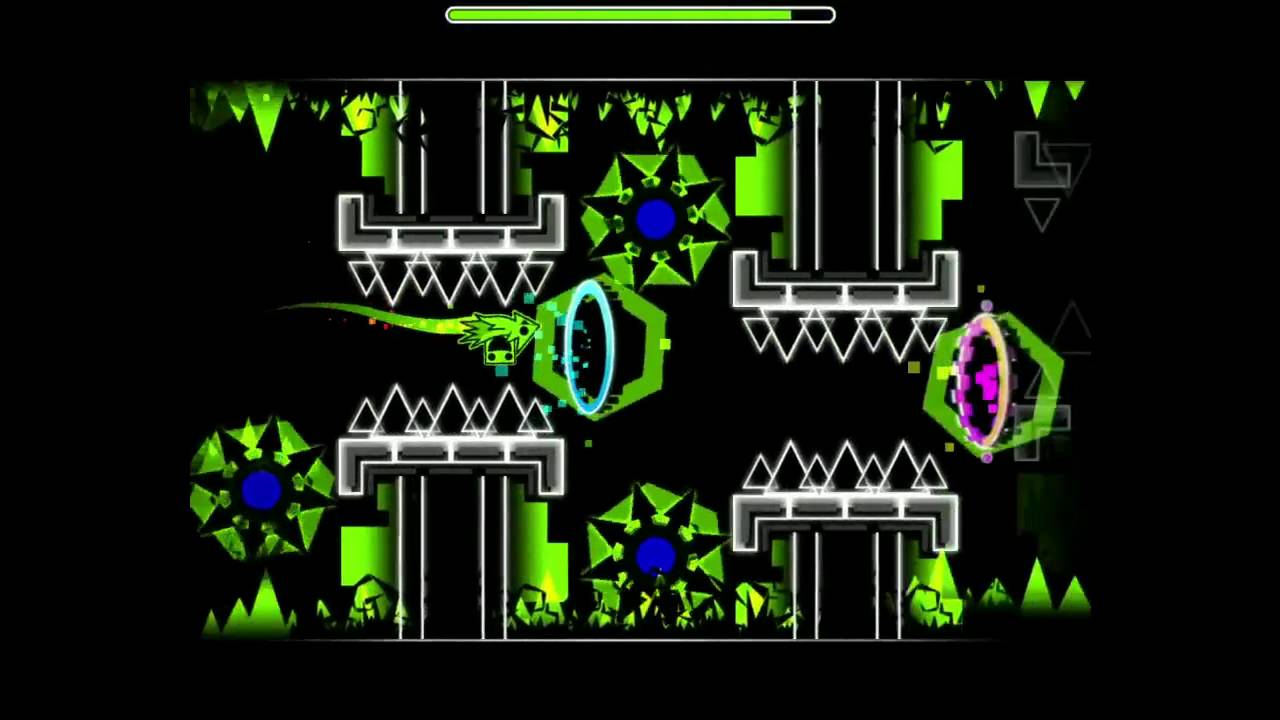 "Geometry Dash" Necropolis (EXTREMELY INSANE Demon!) - YouTube
