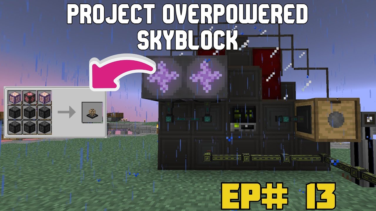 How to create Fading Matter in Matter Reactor | Project Overpowered Skyblock #13 - YouTube