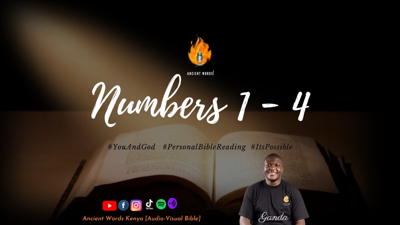 NUMBERS Chapters 1 - 4 | Audio-Visual Bible - YouTube