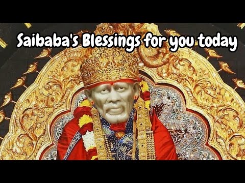 Saibaba's Blessings for you | Baba's Message Today @DivineBliss1 - YouTube