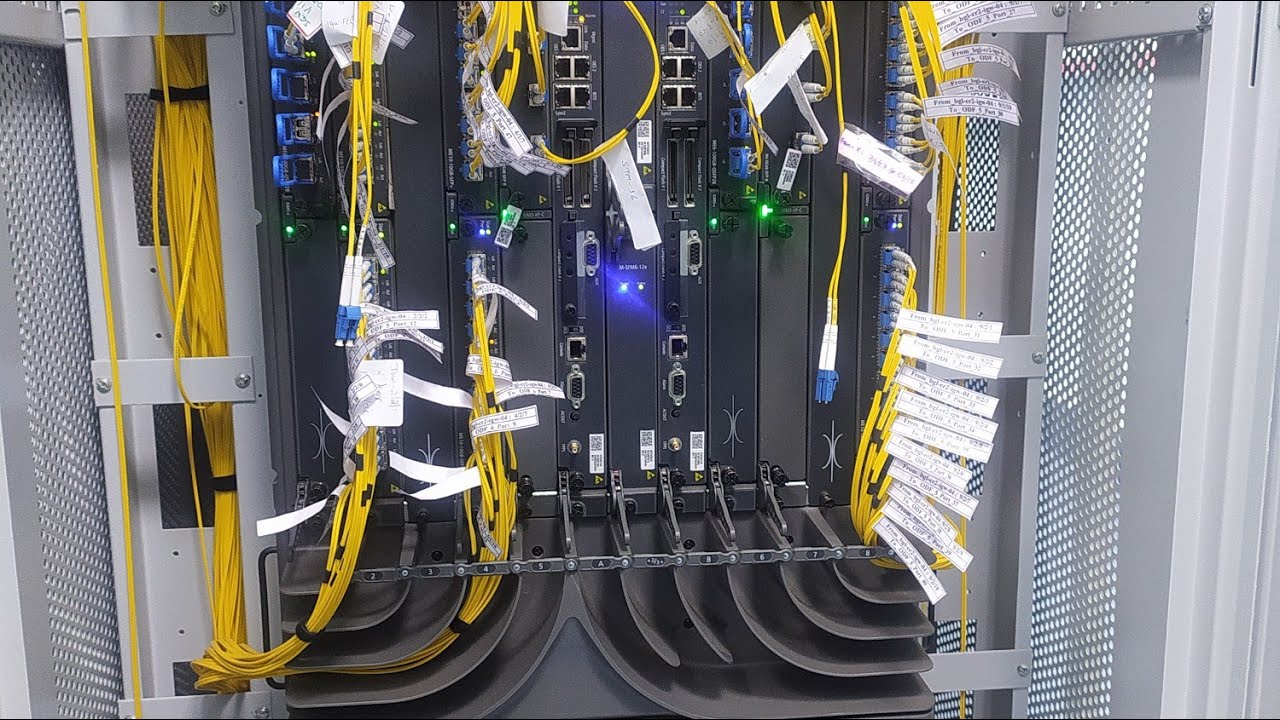 Nokia 7750 SR 12e Router Cleaning activity (PM activity) - YouTube