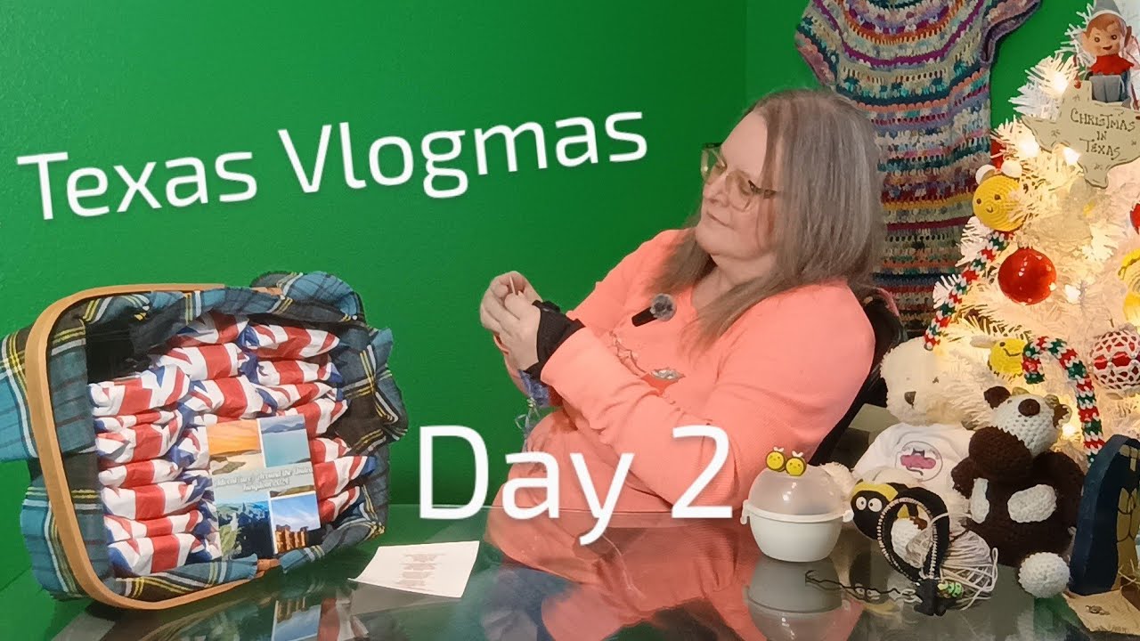 Shh Im Solving Tv Mysteries Day 2 A Texas Vlogmas 2024 Advent Knitting Crochet Youtube