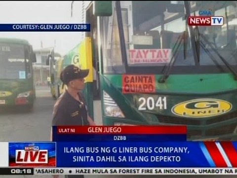 NTVL: Ilang yunit ng G Liner bus company sinita dahil sa ilang depekto ...