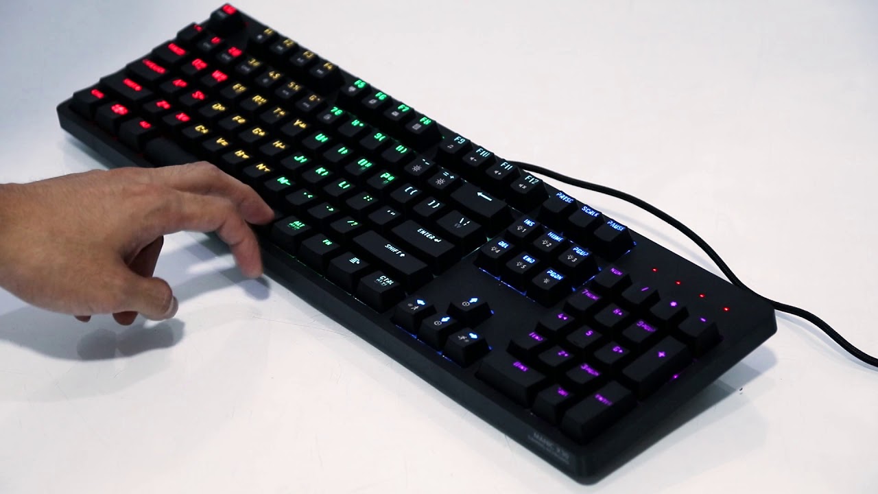 [Coolenjoy/쿨엔조이] 마이크로닉스 MANIC X30 Typing - YouTube