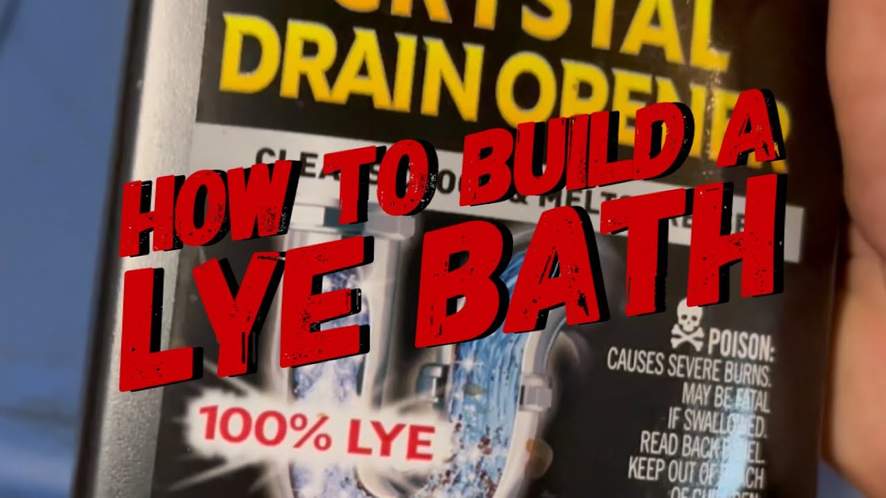 Building a LYE BATH to restore cast iron! - YouTube