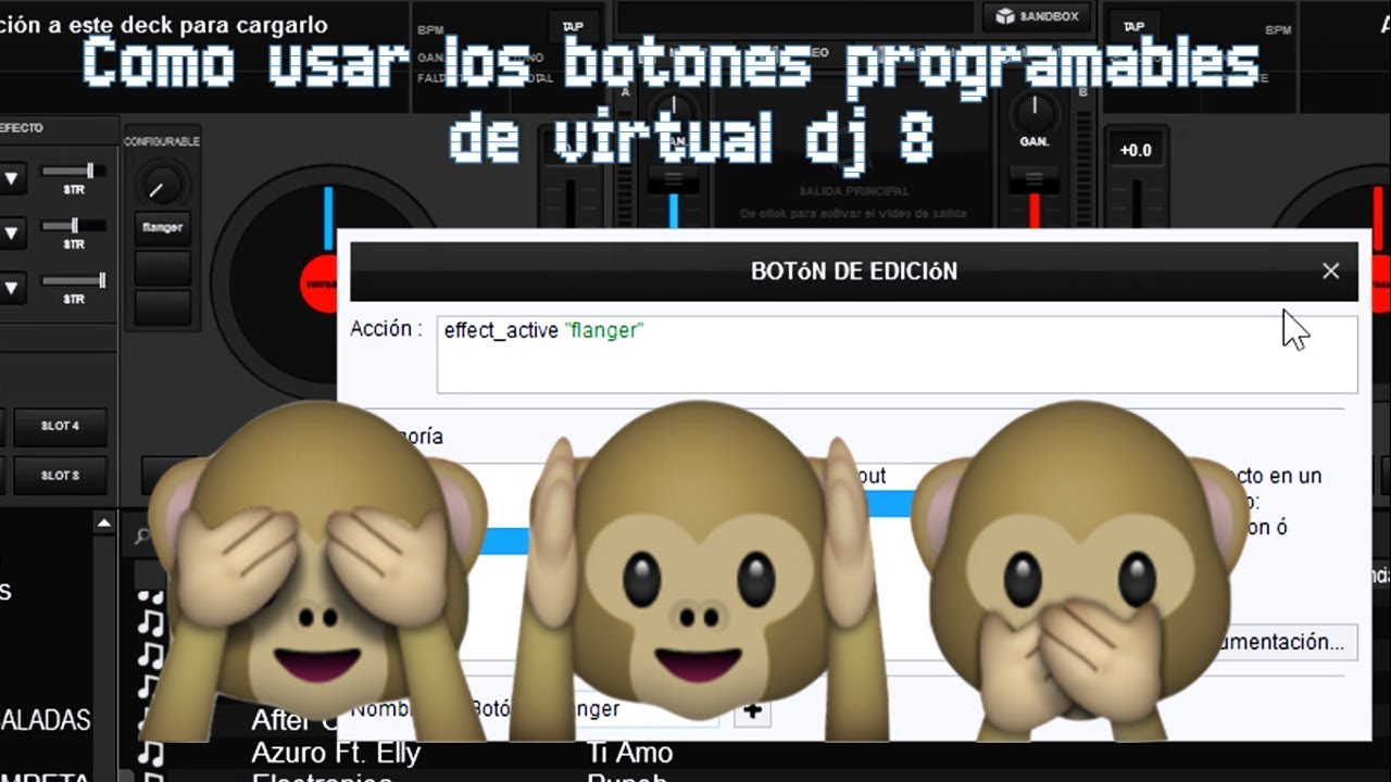 botones programables de virtual dj 8 - YouTube
