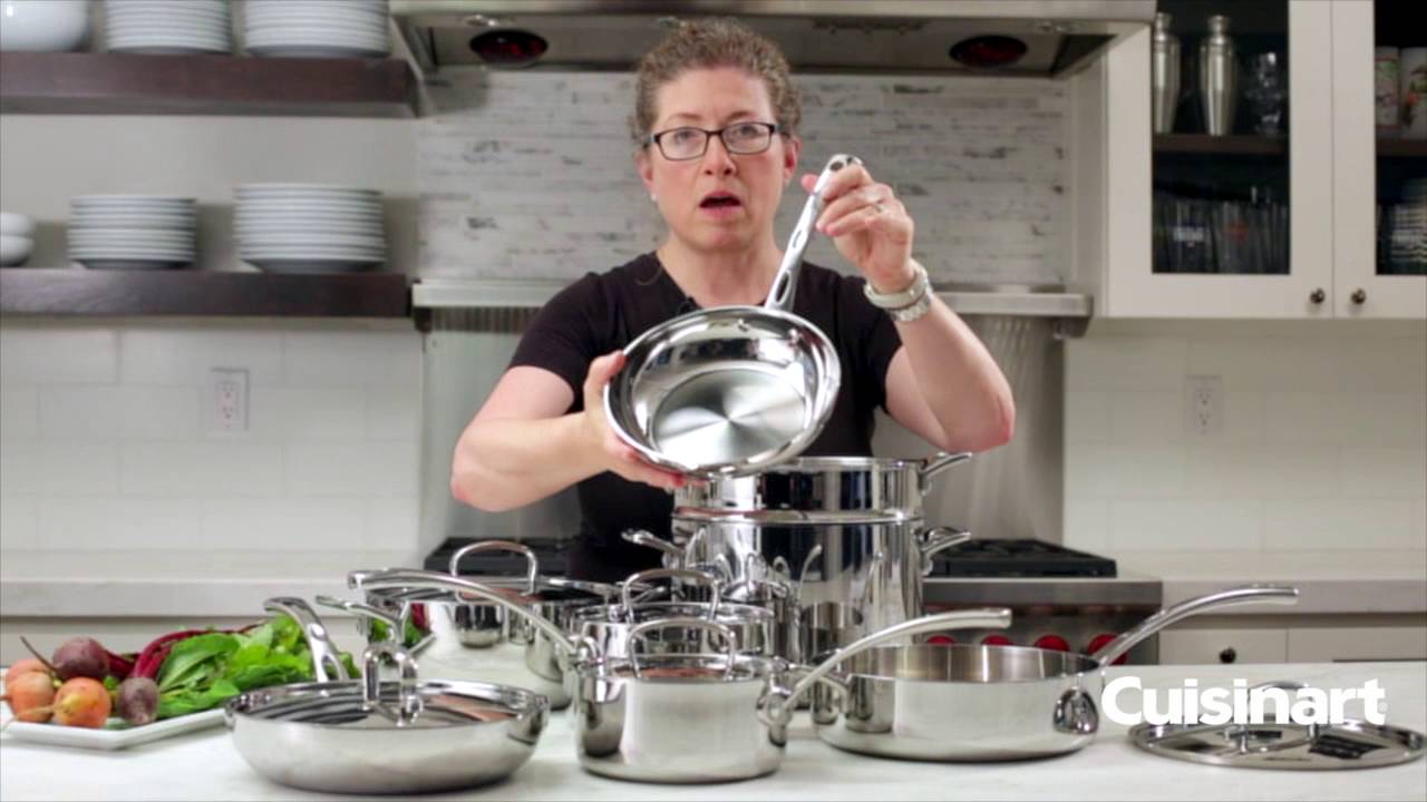 French Classic Tri-Ply Stainless Cookware 13 Piece Set (FCT-13) - YouTube