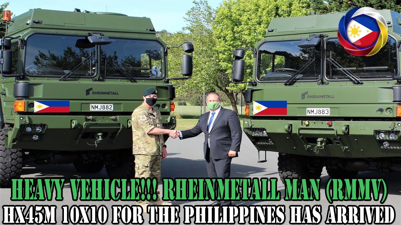 HEAVY VEHICLE!!! Rheinmetall MAN RMMV HX45M 10x10 FOR THE PHILIPPINES ...