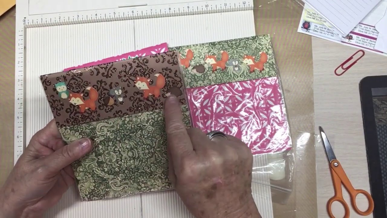 Entries #9 & #10 October Ugly Paper Swap #BeckyLong & #LisaGaines - YouTube