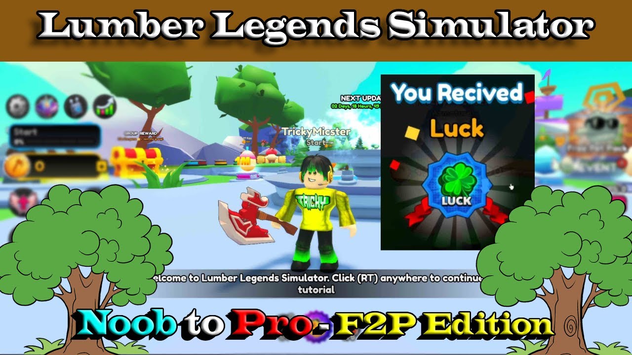 Becoming the Ultimate Lumber Jack | Noob to Pro [EP 1] | Lumber Legends ...