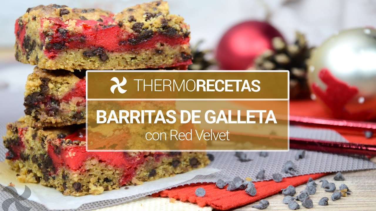 Barritas de galleta con Red Velvet - Receta para Navidad - YouTube