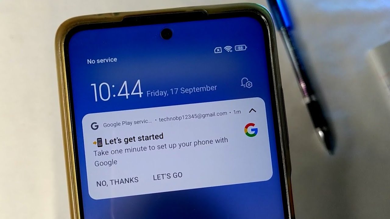 Let's Get Started Problem Solve | Took one minute to set up your phone ...