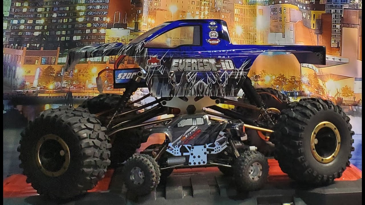 Redcat Everest 10 with Danchee Ridgerock 4 wheel steering, electronics ...