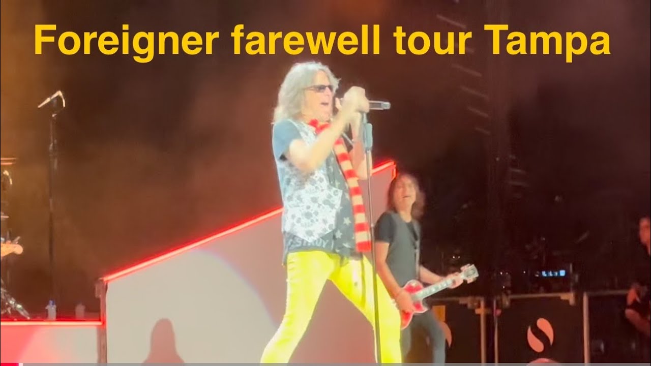 Foreigner Farewell Tour Tampa Florida 7/9/23 BEST Foreigner LIVE VIDEO ...