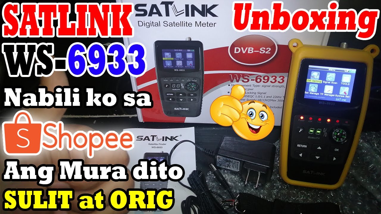 Satlink WS-6933 Unboxing - YouTube